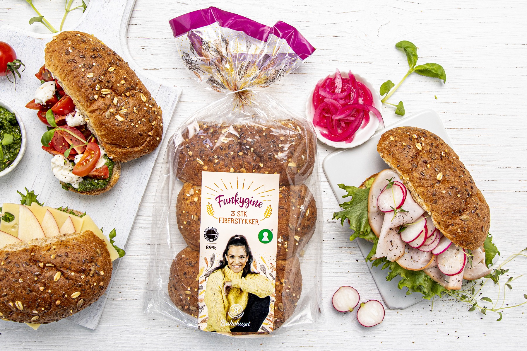 Bakehuset lanserer Funkygine Fiberstykker | Bakehuset