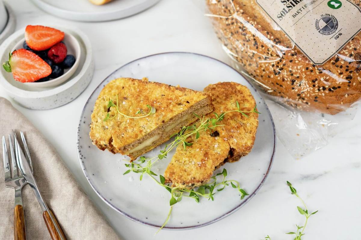 Stekt mozzarellatoast | Bakehuset