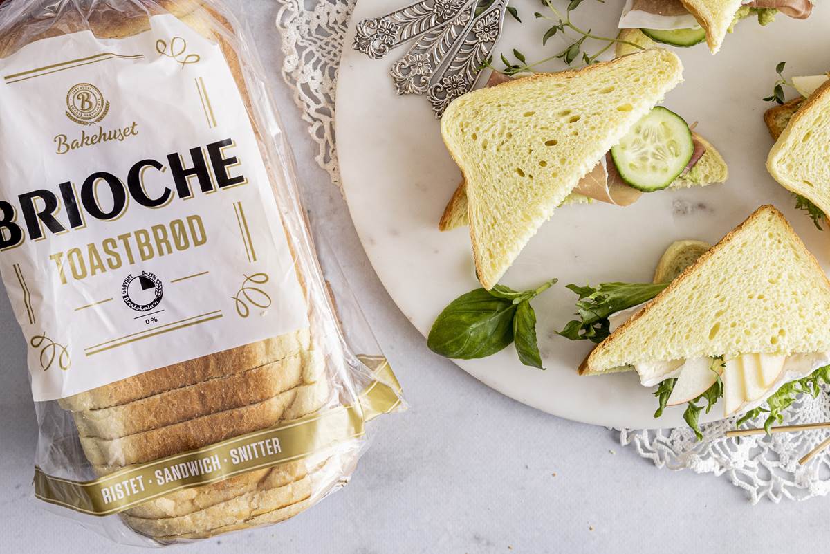 Spekeskinke på Brioche Toastbrød | Bakehuset
