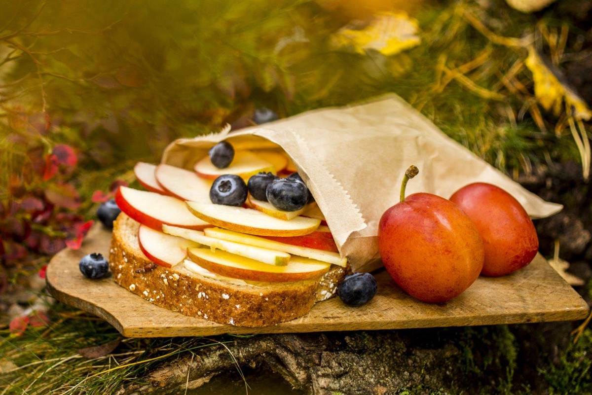 Havreskive med eple og plomme | Bakehuset